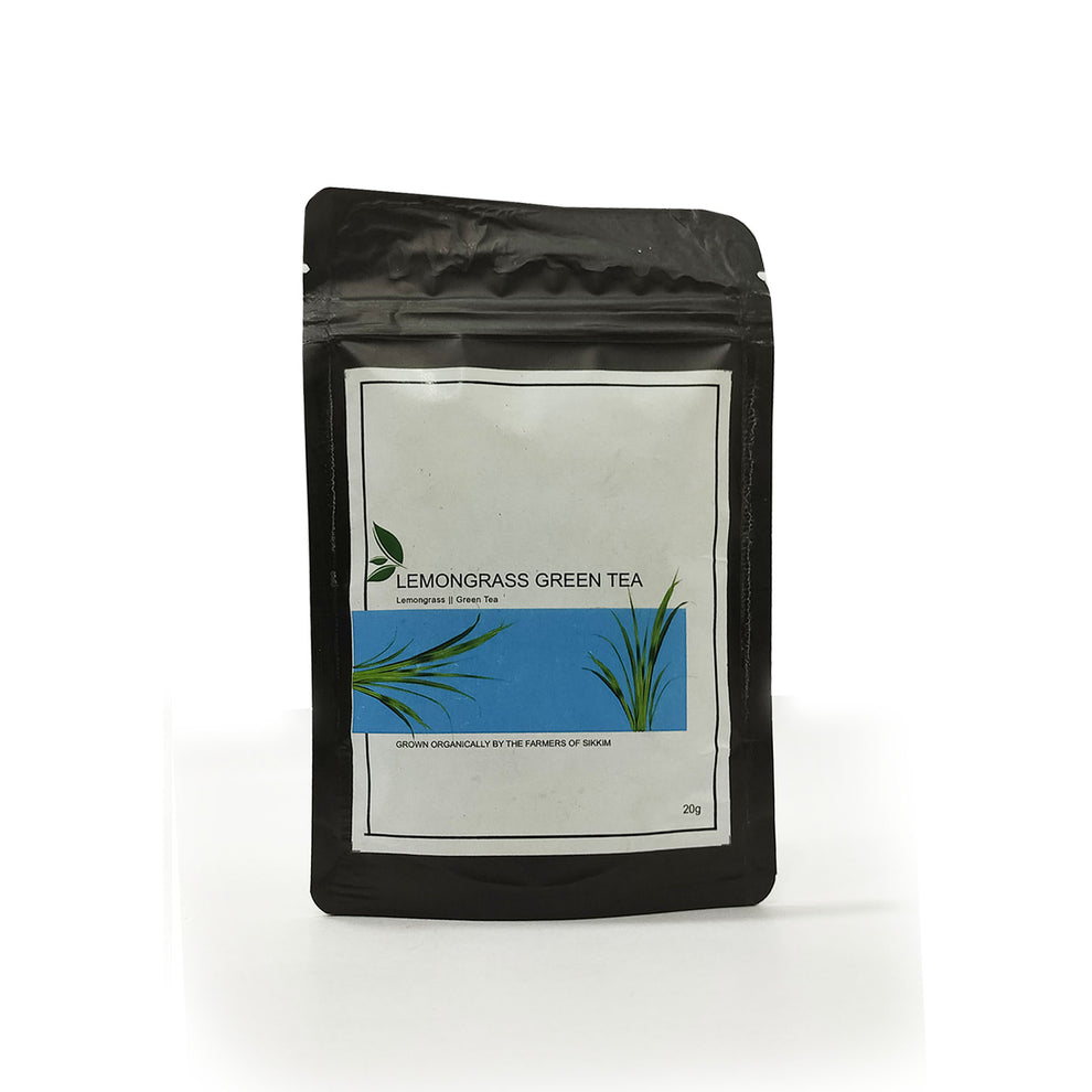 Lemongrass Green Tea (20 gms) organic sikkim – Himalayan Organic Life